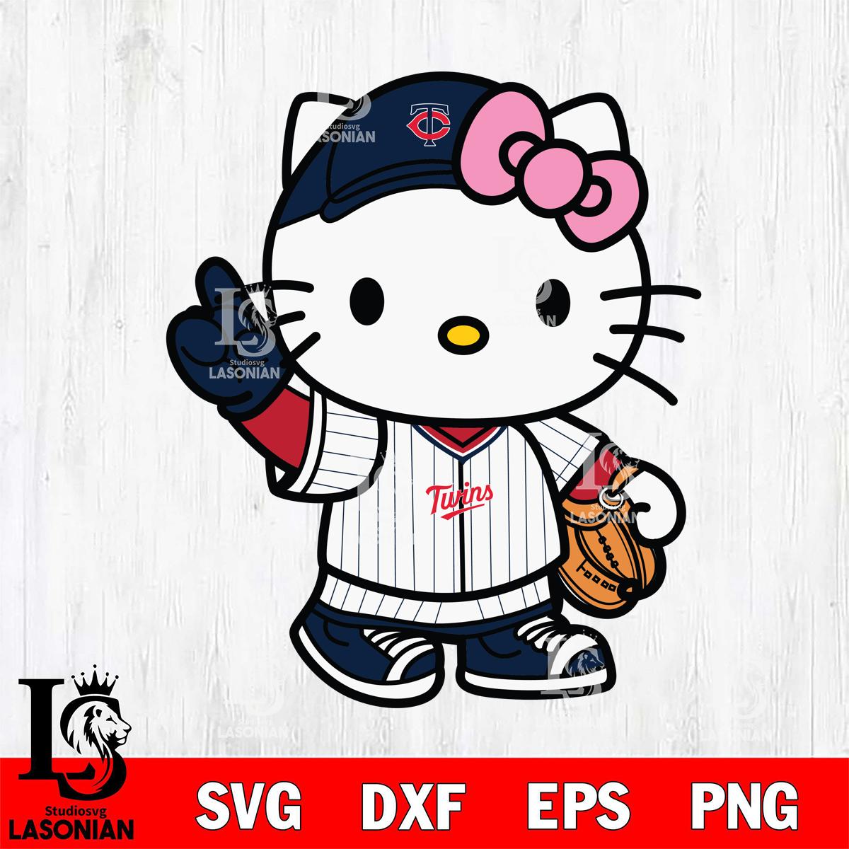 Minnesota Twins Pink Hello Kitty Baseball – lasoniansvg