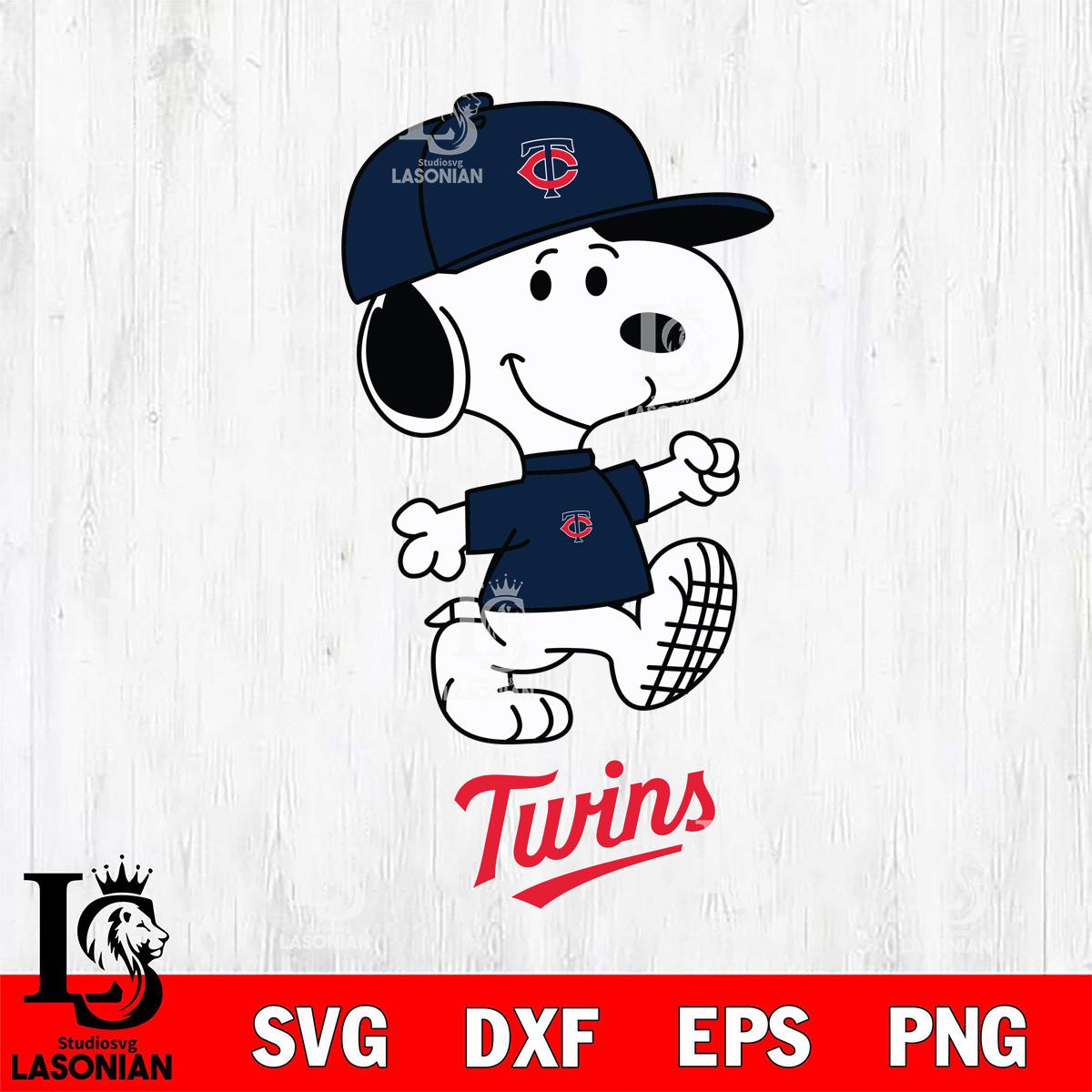 Minnesota Twins Snoopy Baseball – lasoniansvg