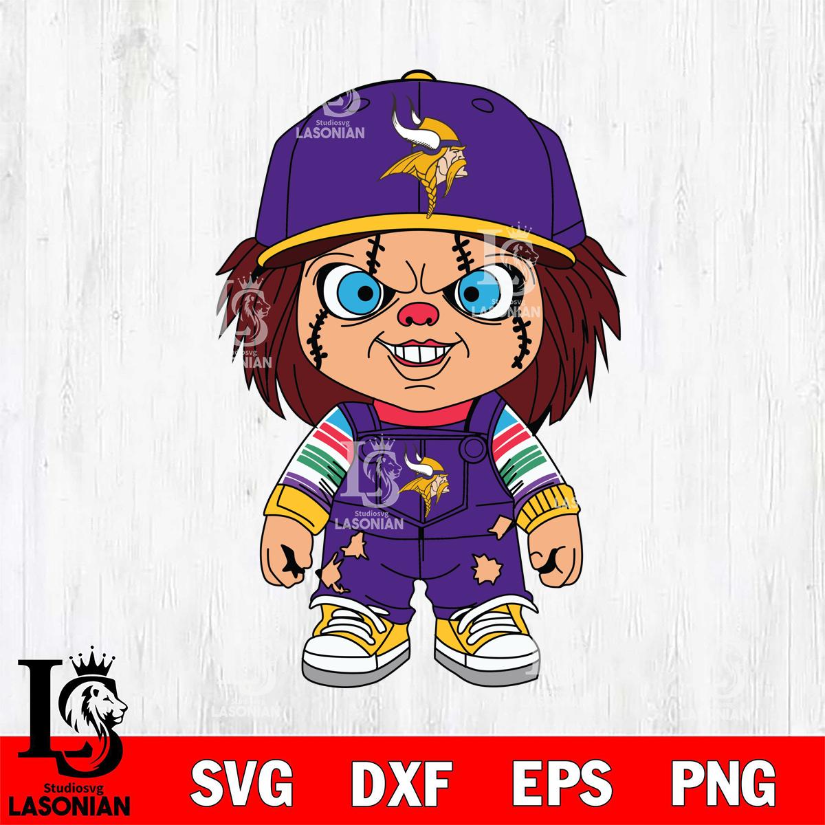 Minnesota Vikings Chucky Football Horror Halloween – lasoniansvg