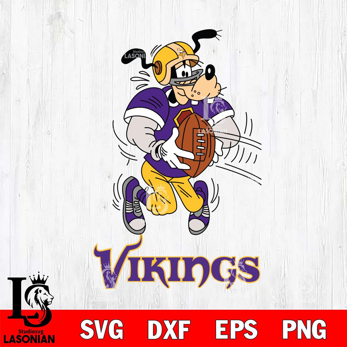 Minnesota Vikings Goofy Sport Football – lasoniansvg