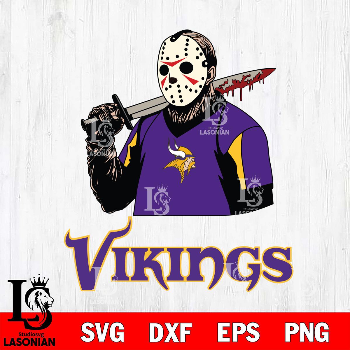 Minnesota Vikings Jason Voorhees 11 – lasoniansvg