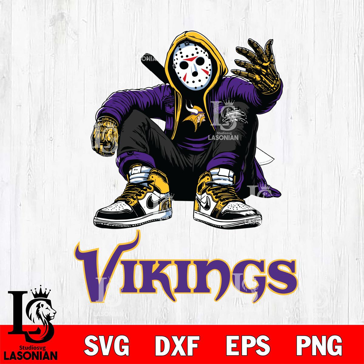 Minnesota Vikings Jason Voorhees Halloween SVG – lasoniansvg