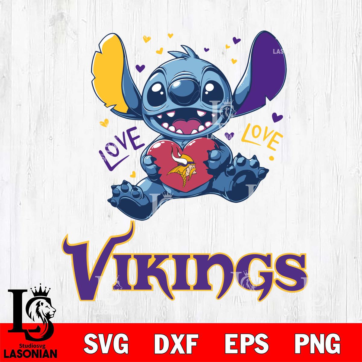 Minnesota Vikings Love Stitch – lasoniansvg