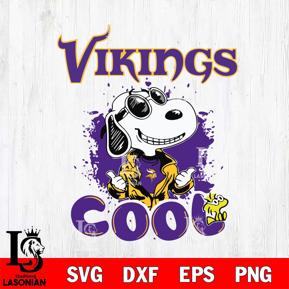 Minnesota Vikings Snoopy Sport 7 – lasoniansvg