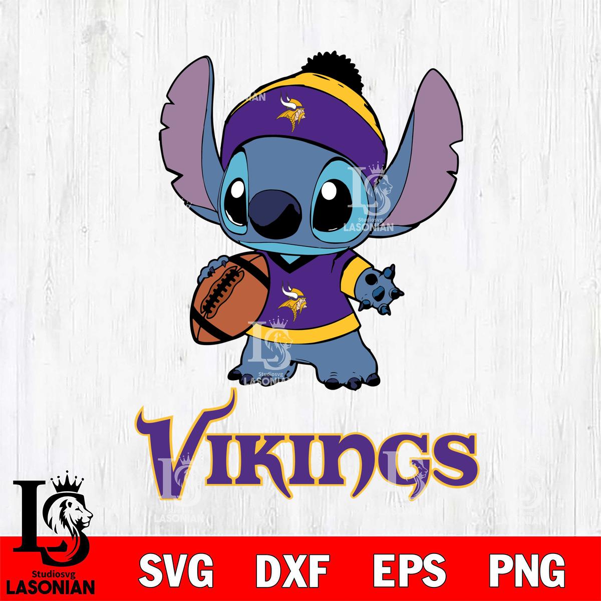 Minnesota Vikings Stitch Disney – lasoniansvg