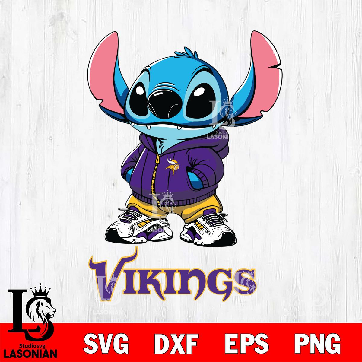 Minnesota Vikings Stitch Disney NFL – lasoniansvg