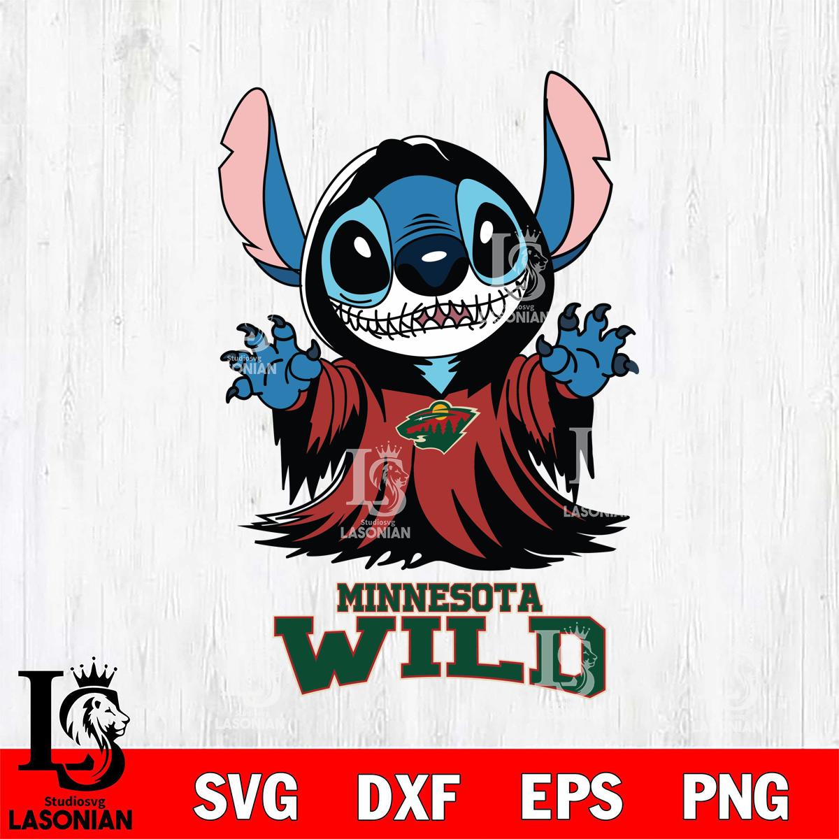 Minnesota Wild Stitch Ghost – lasoniansvg