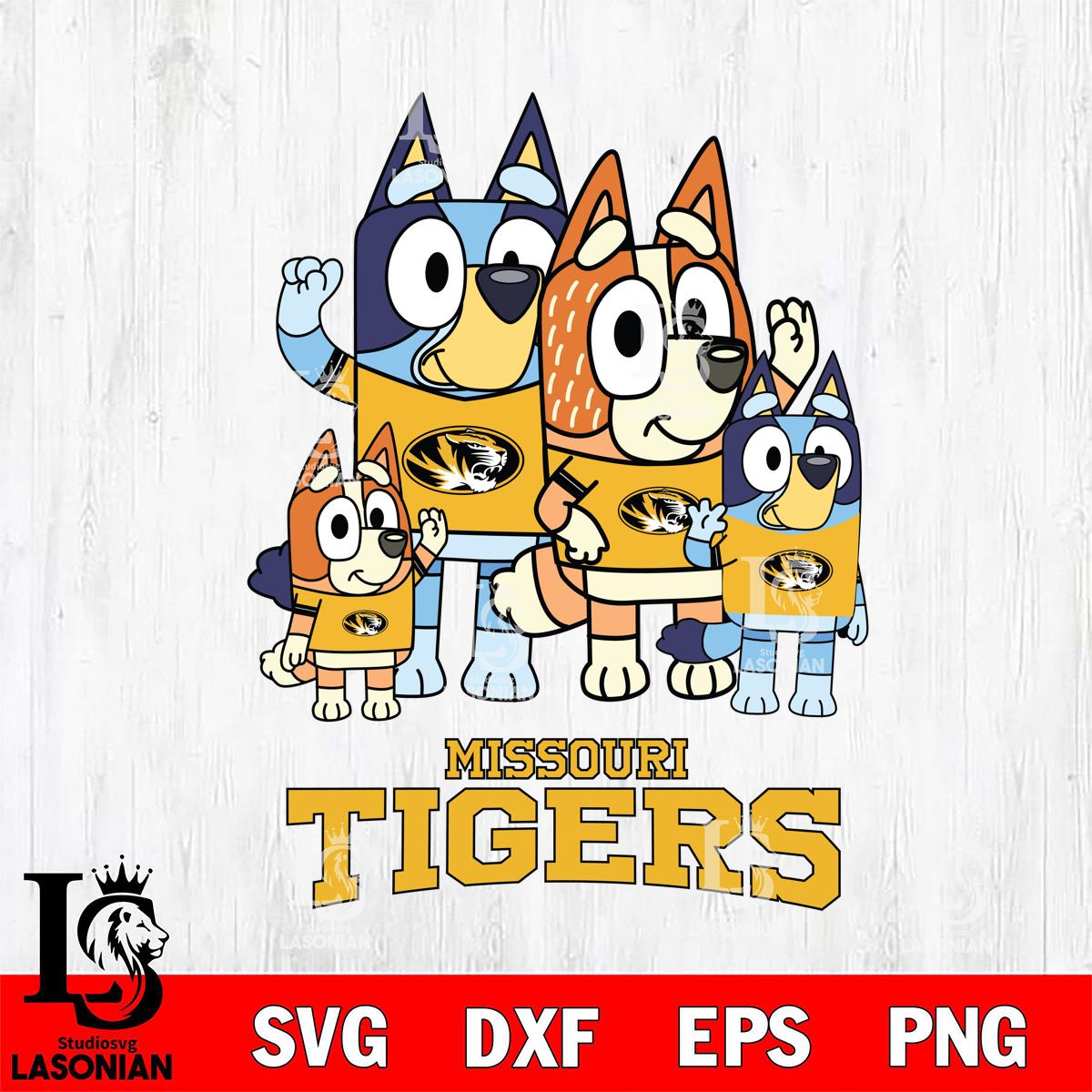 Missouri Tigers Bluey & Bingo 7 – lasoniansvg