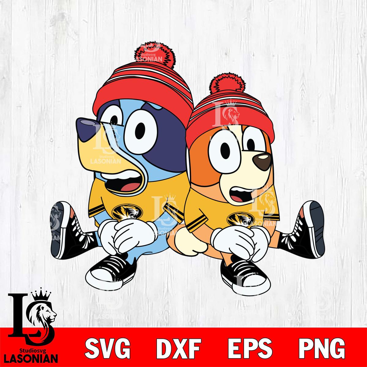 Missouri Tigers Bluey & Bingo Christmas – lasoniansvg