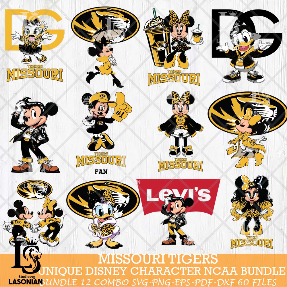 Missouri Tigers Disney character NCAA Bundle 12 – lasoniansvg