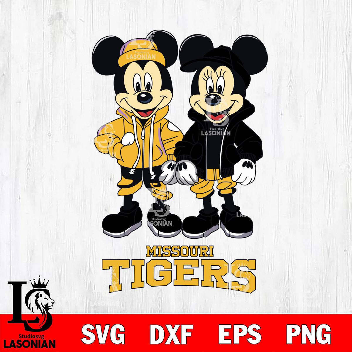Missouri Tigers Mickey Minnie Mouse Football – lasoniansvg
