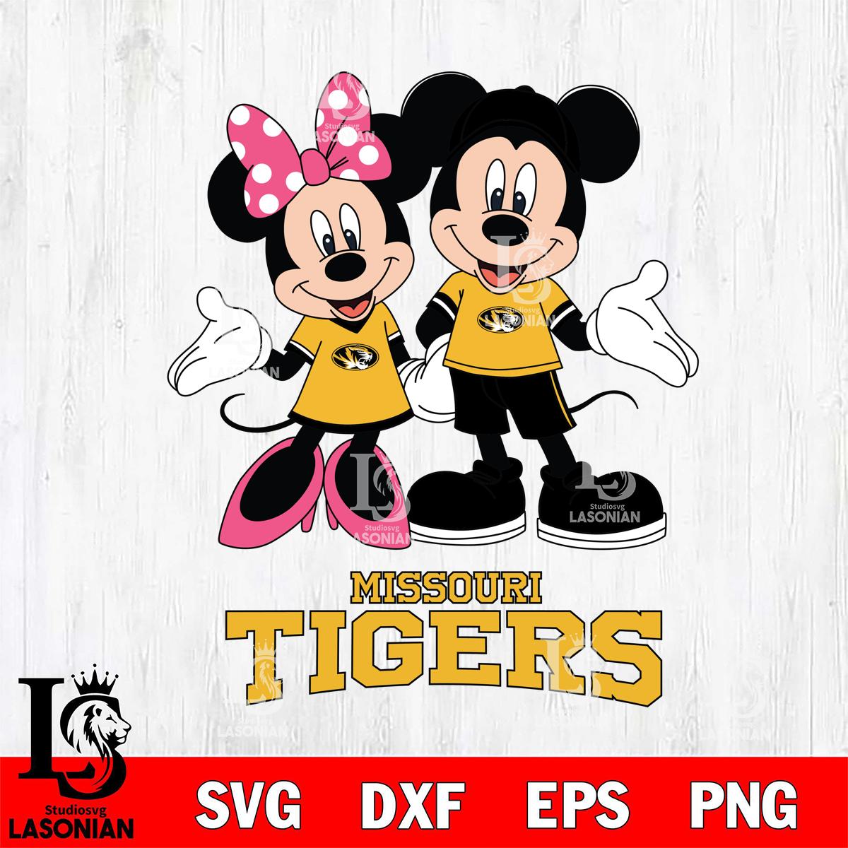 Missouri Tigers Mickey Minnie Mouse Sport – lasoniansvg