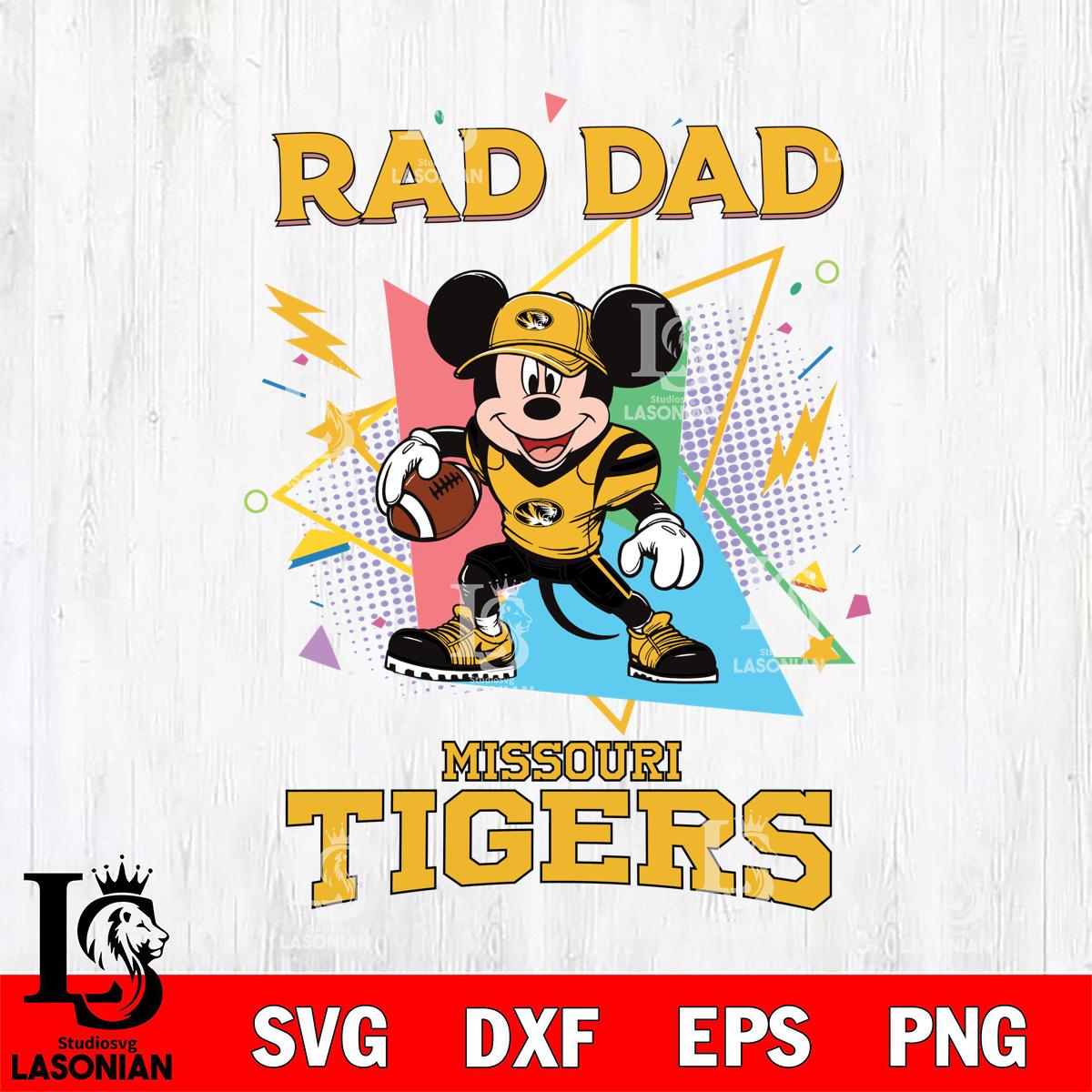 Missouri Tigers Mickey Mouse Sport Rad Dad – lasoniansvg