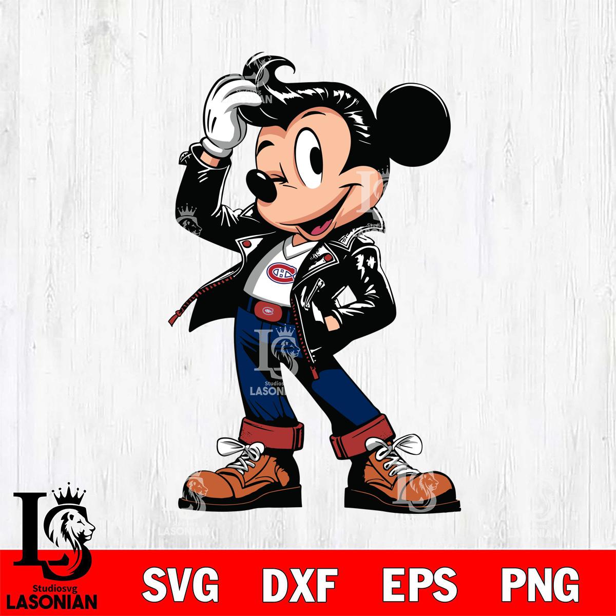 Montreal Canadiens Handsome Mickey Mouse – lasoniansvg