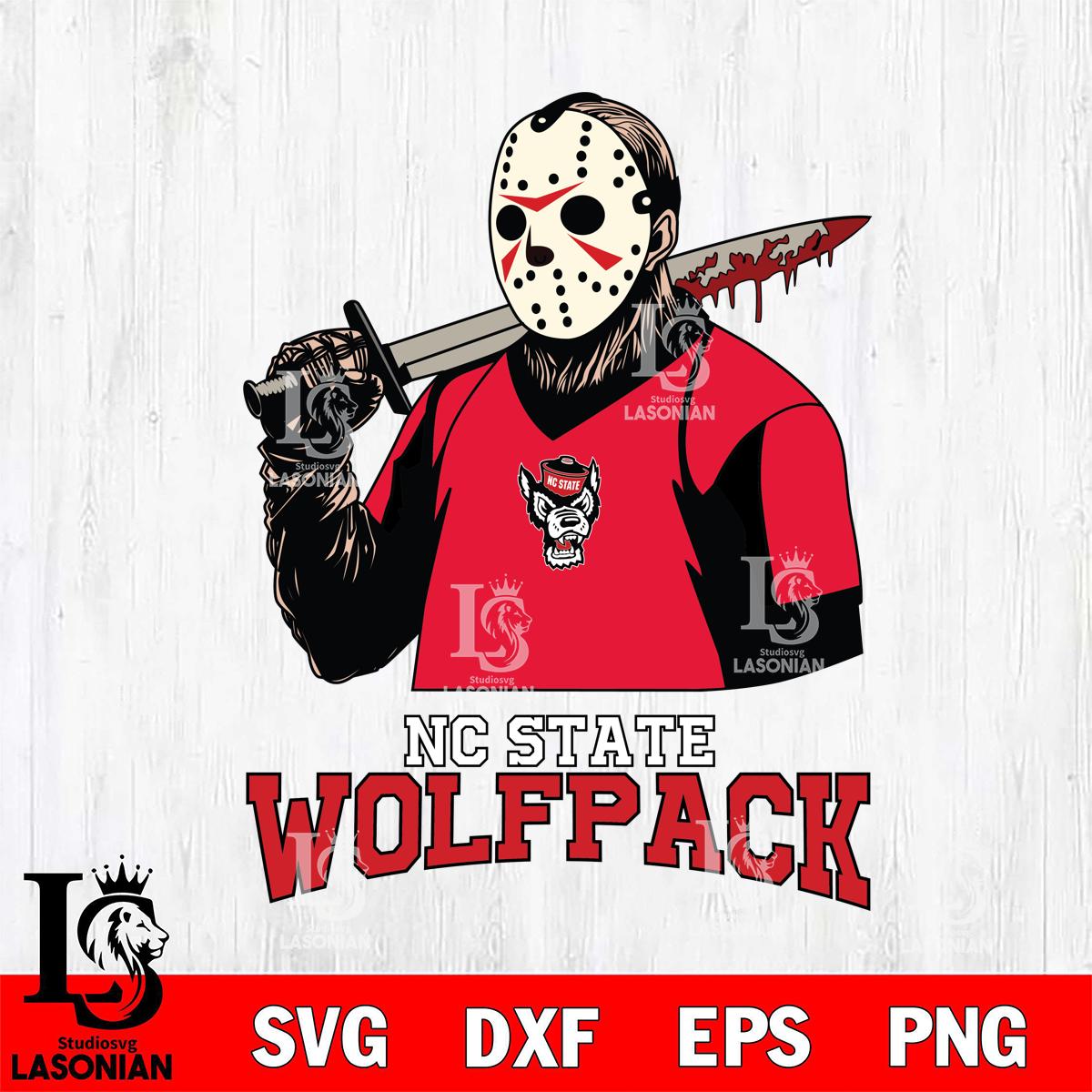 NC State Wolfpack Jason Voorhees 11 – lasoniansvg