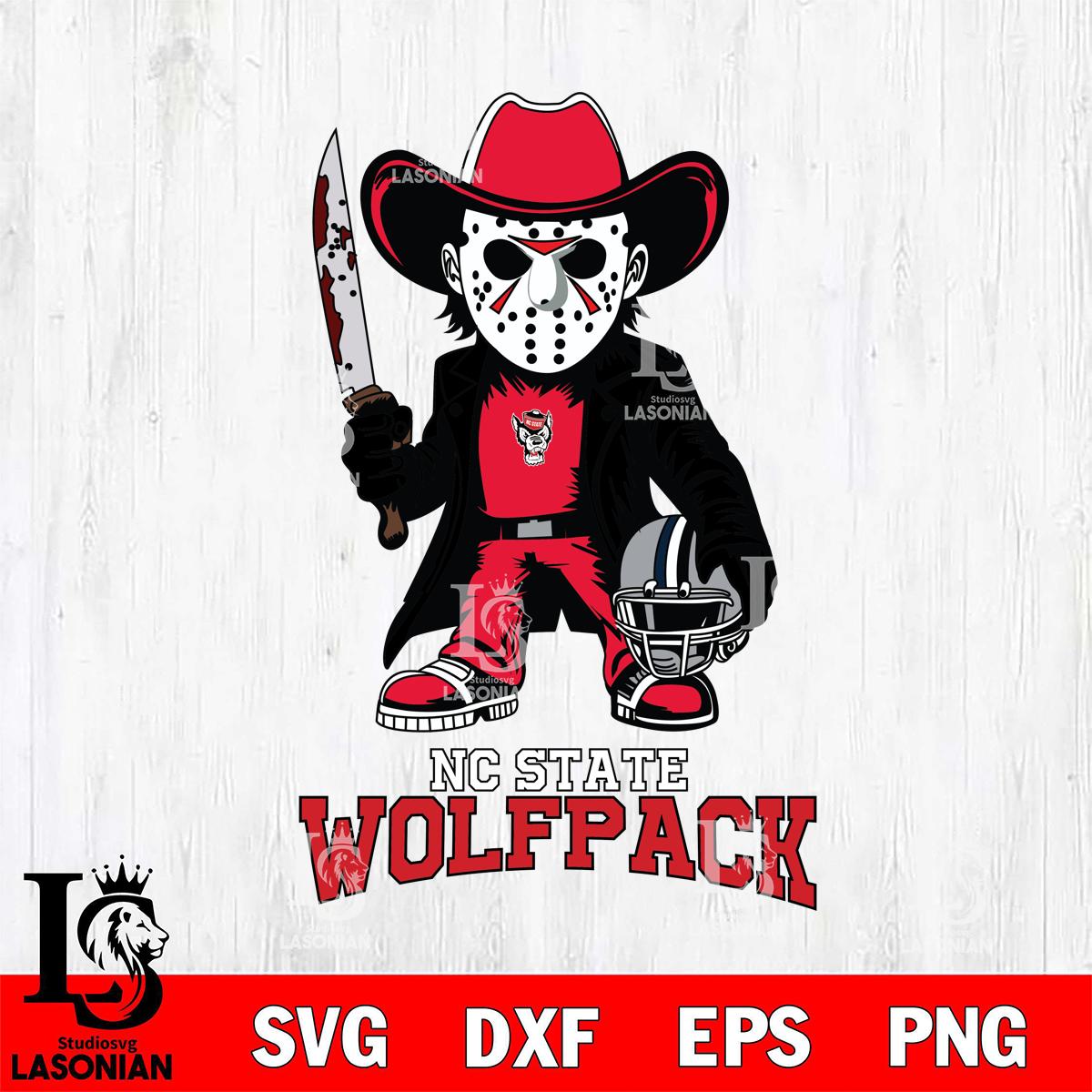 NC State Wolfpack Jason Voorhees 3 – lasoniansvg