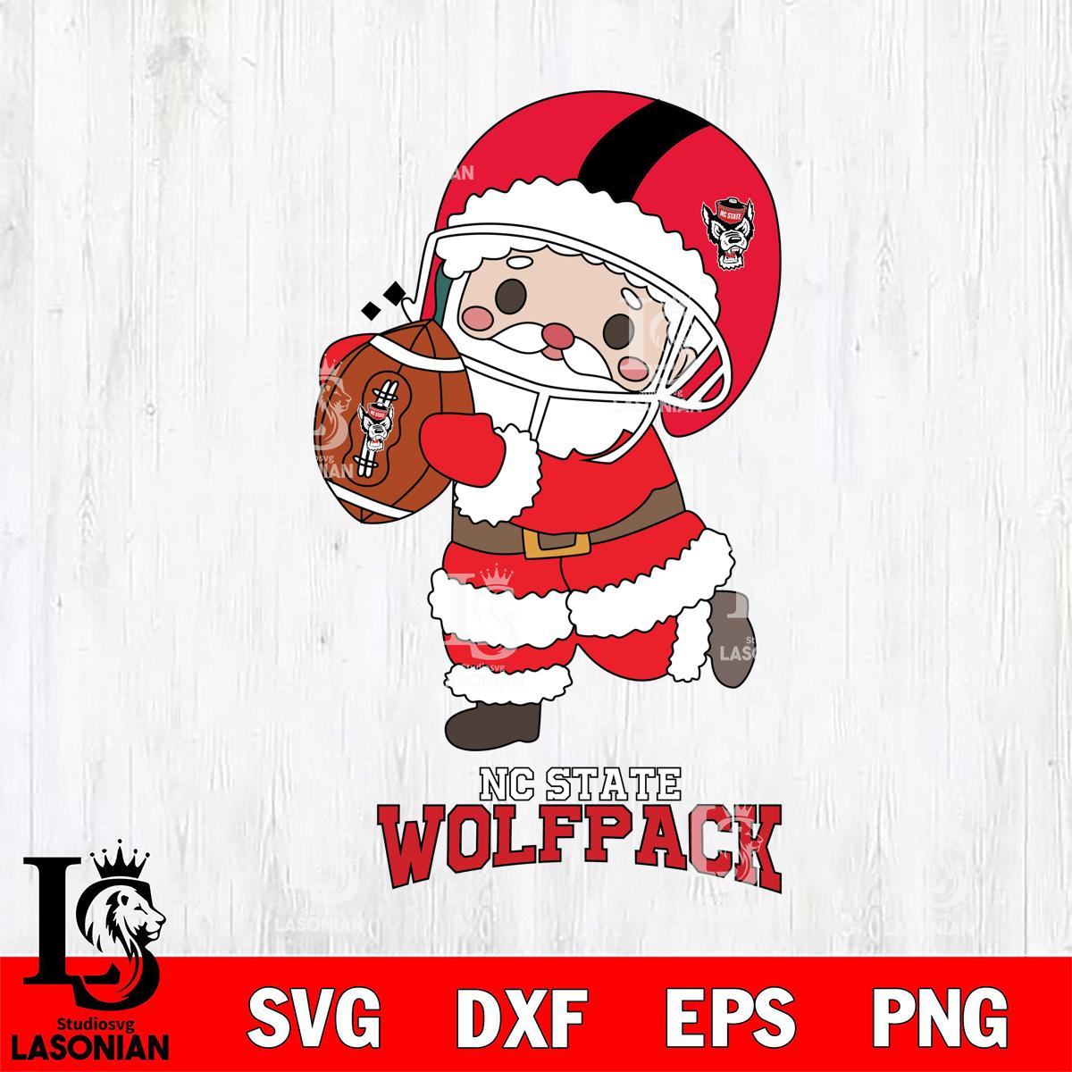 NC State Wolfpack Santa Claus Cute – lasoniansvg
