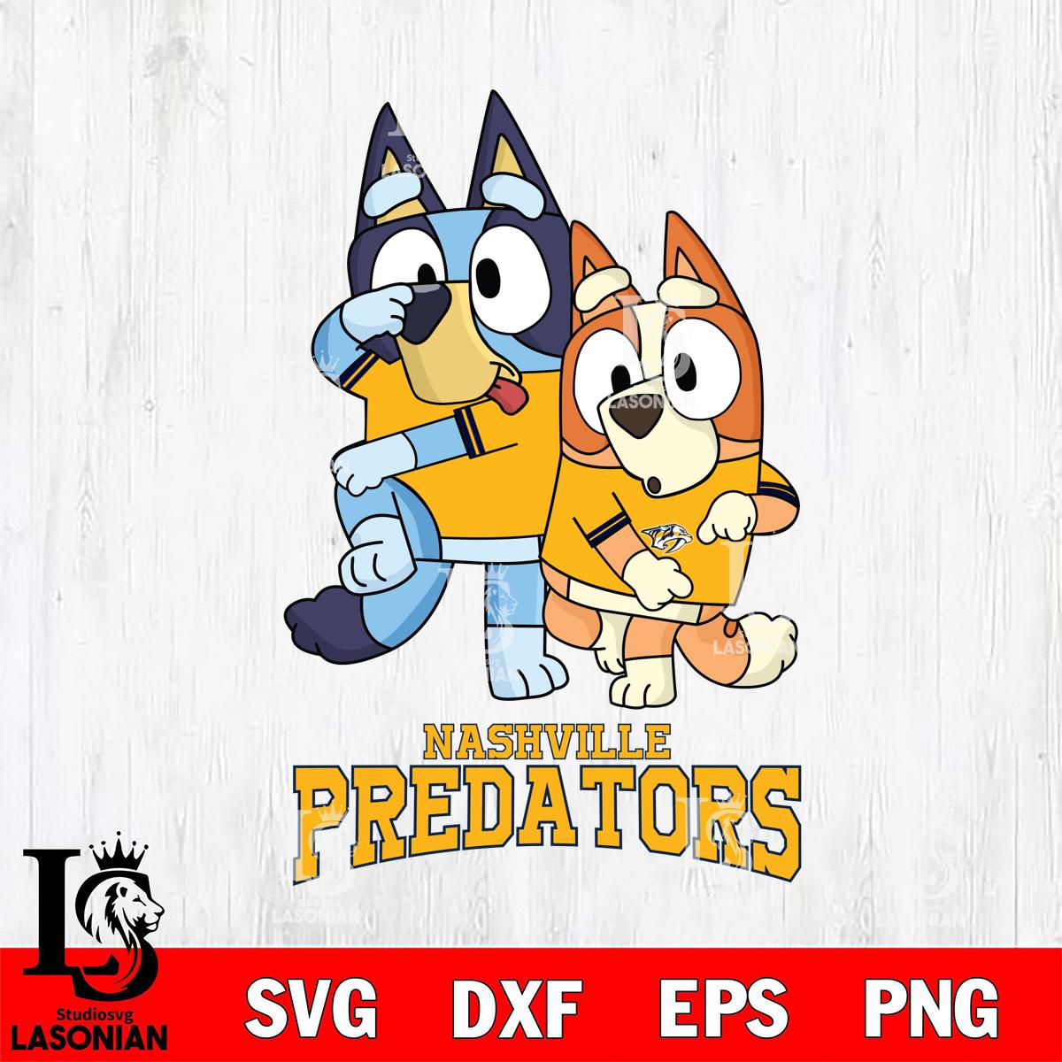 Nashville Predators Bluey Chilli Dance Mode – lasoniansvg