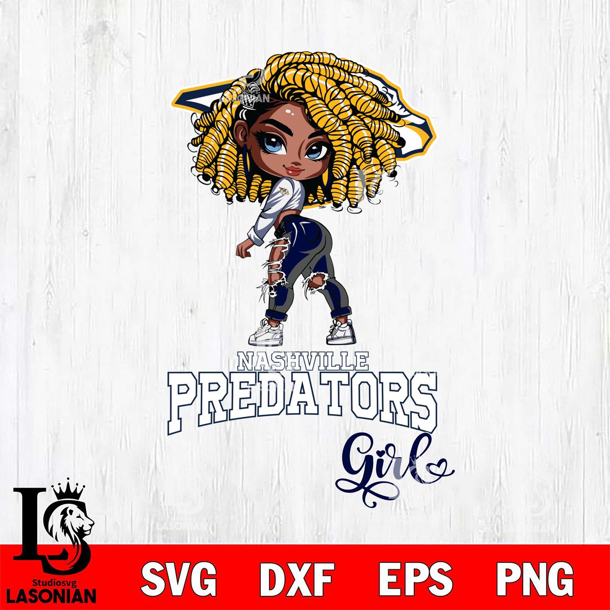 Nashville Predators Fan Girl – lasoniansvg