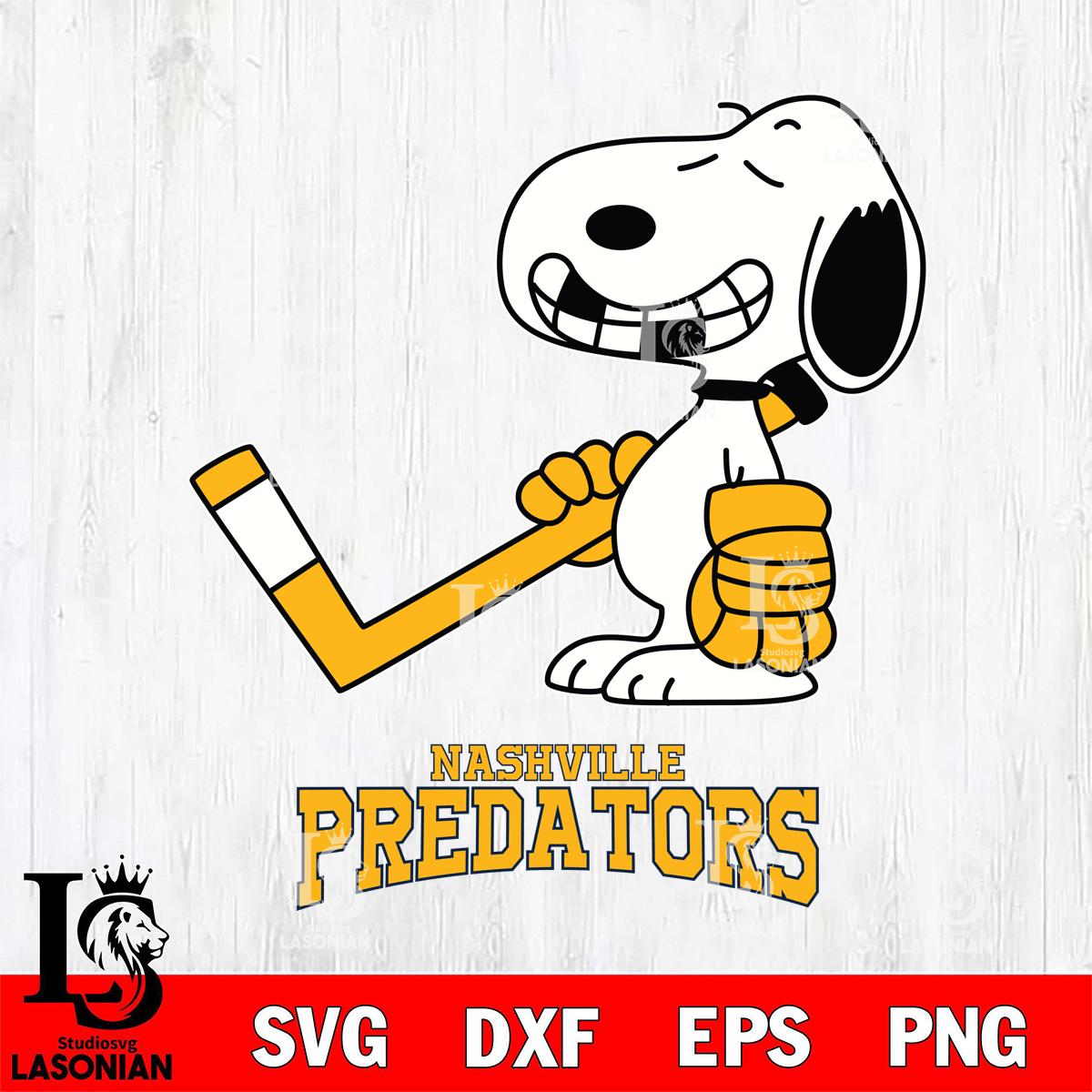 Nashville Predators Snoopy Hockey Sport – lasoniansvg
