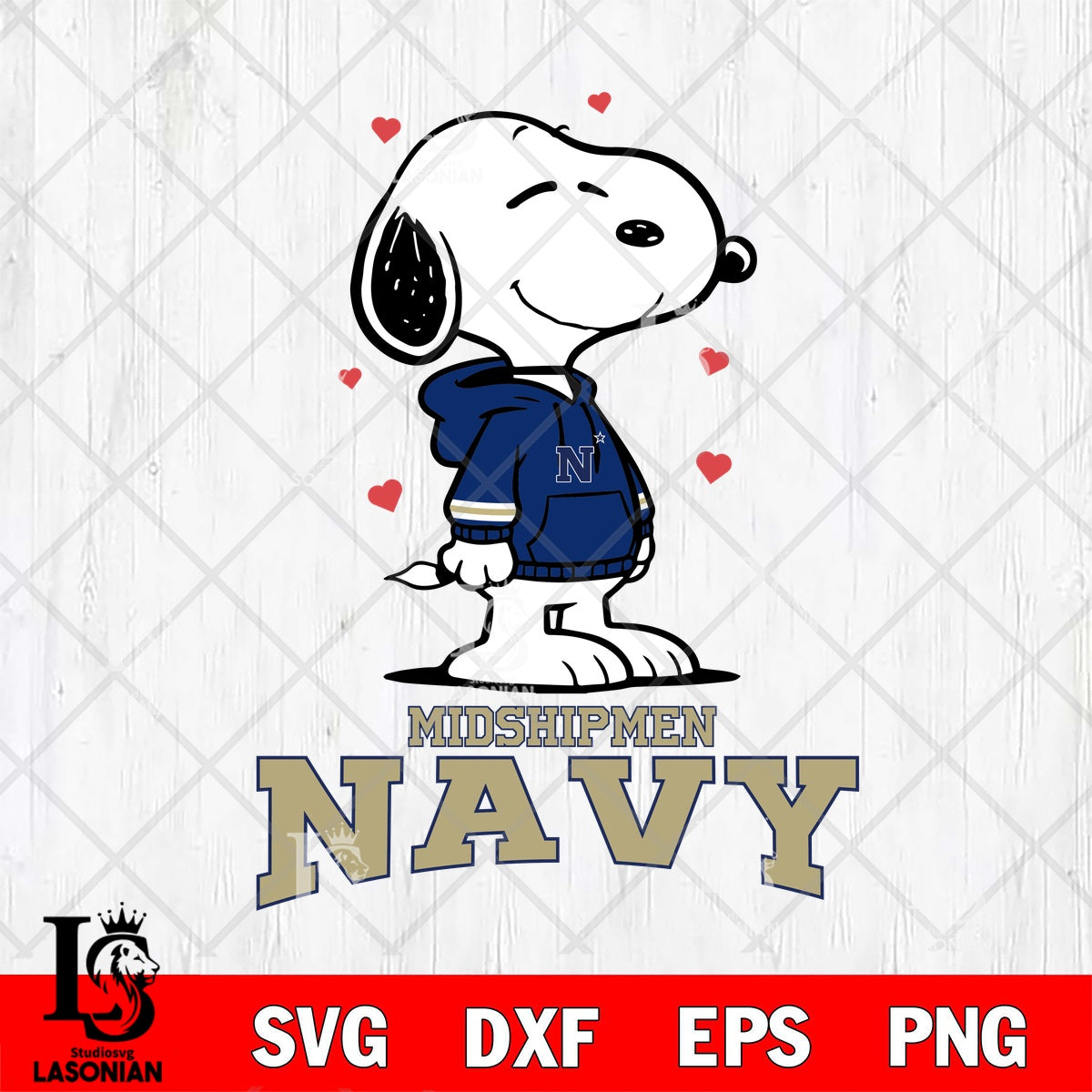 Navy Midshipmen Adorable Snoopy Valentine File cut , Criucut ...