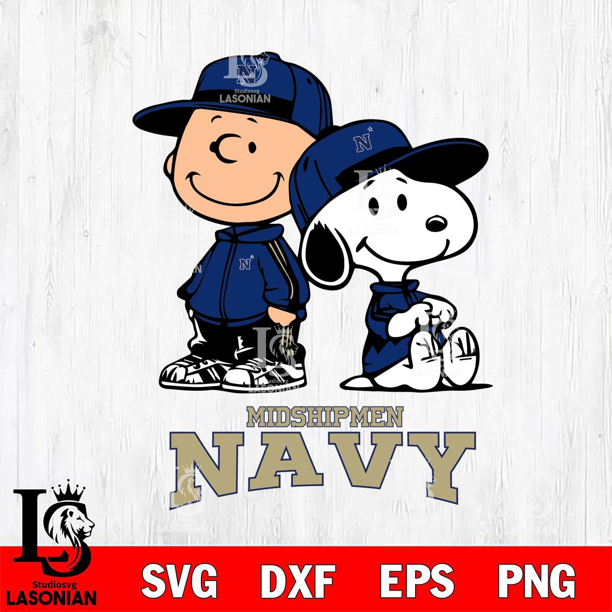 Navy Midshipmen Charlie Brown Snoopy Champions – lasoniansvg