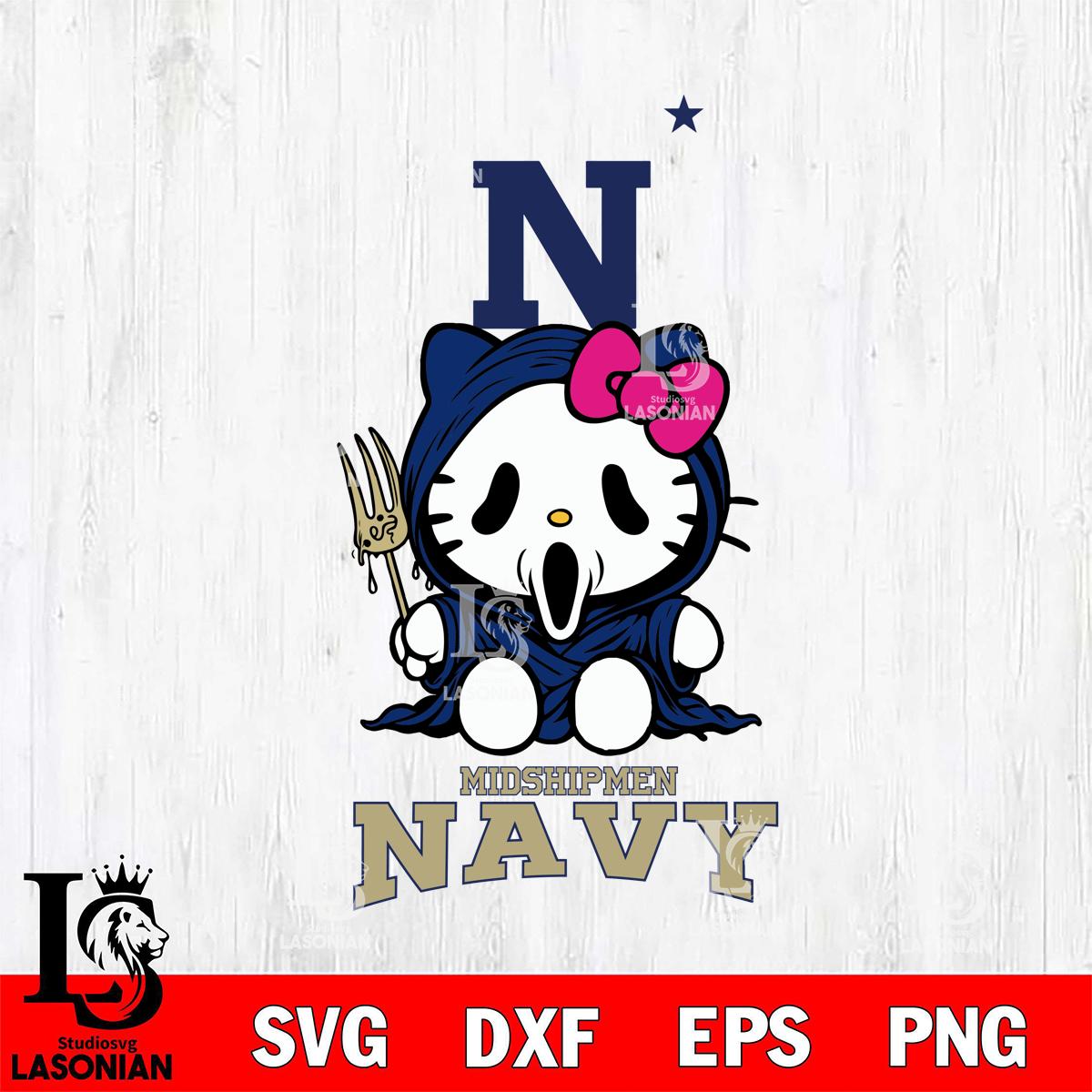 Navy Midshipmen Hello Kitty Horror 4 – lasoniansvg