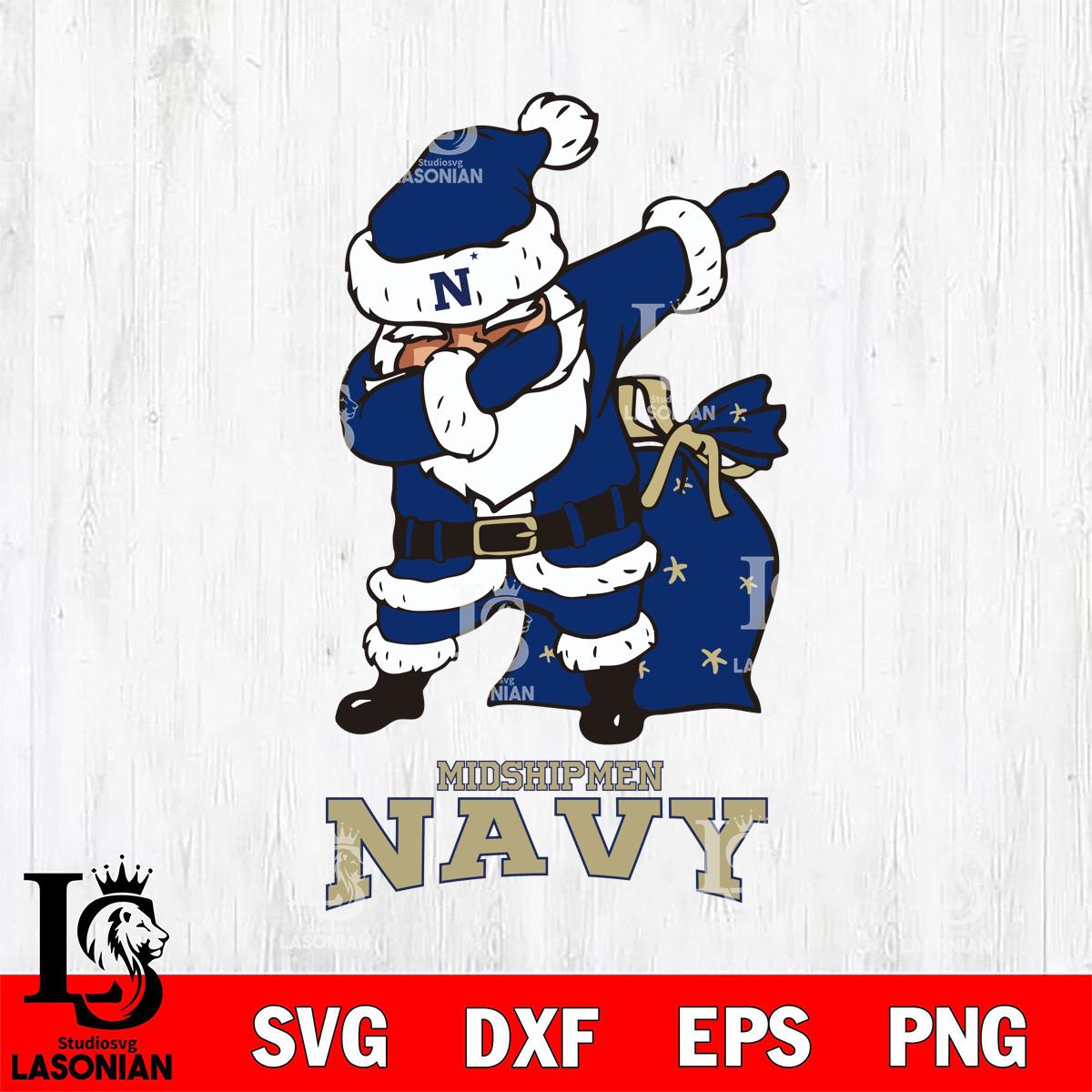 Navy Midshipmen Santa Claus Ugly – lasoniansvg