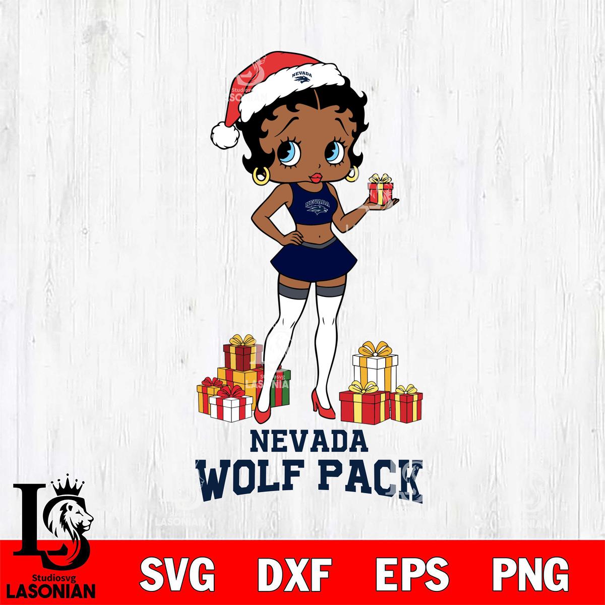 Nevada Wolf Pack Betty Boop Christmas Gift – lasoniansvg