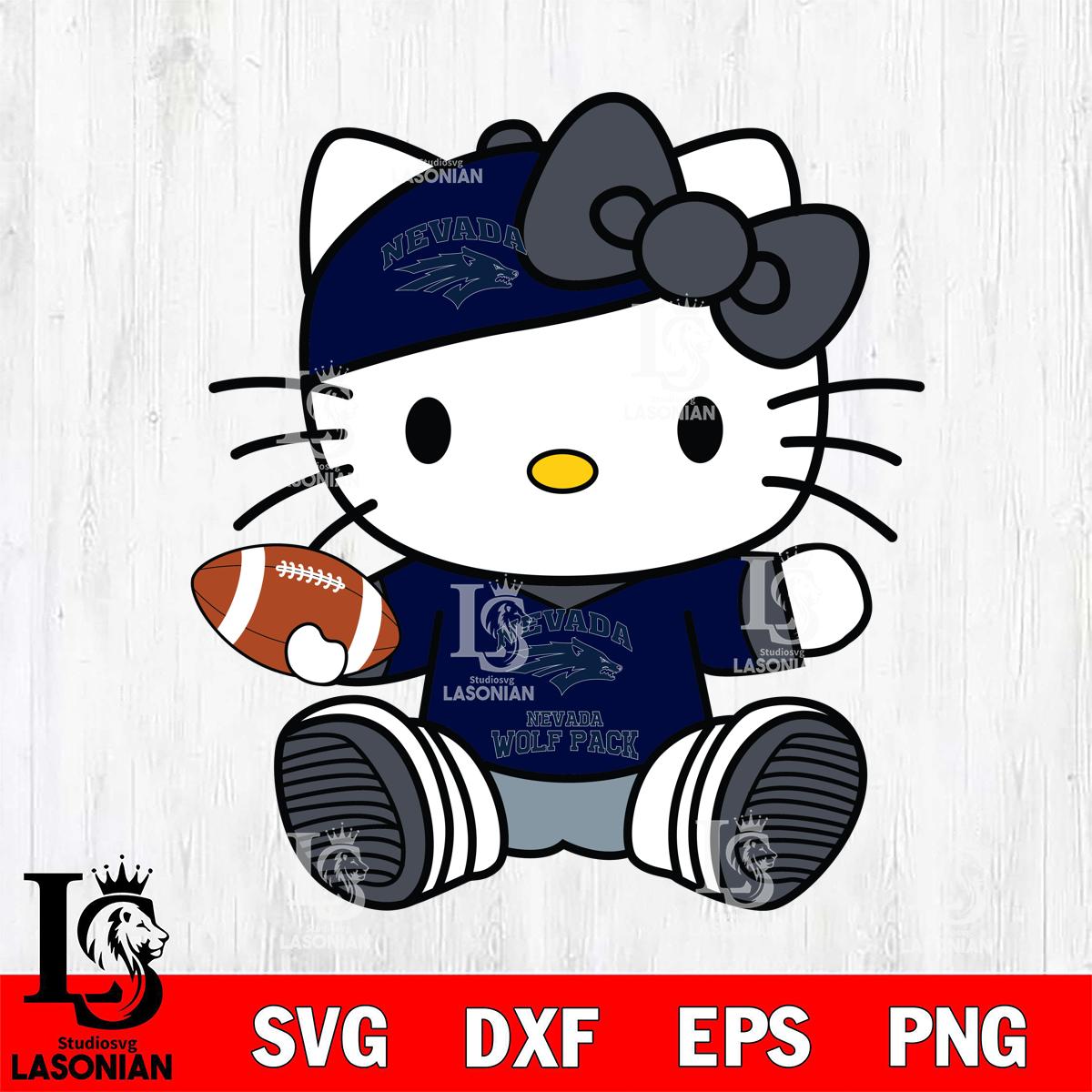 Nevada Wolf Pack Cute Hello Kitty Football 11 – lasoniansvg