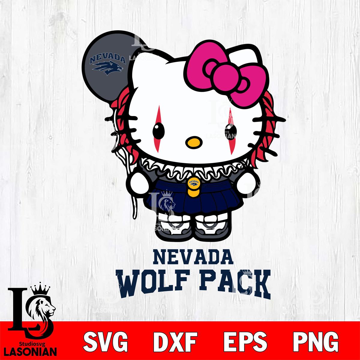 Nevada Wolf Pack Hello Kitty Horror 7 – lasoniansvg