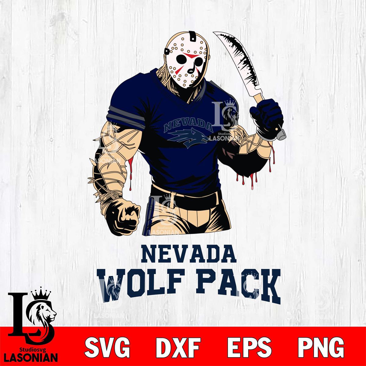 Nevada Wolf Pack Jason Voorhees – lasoniansvg