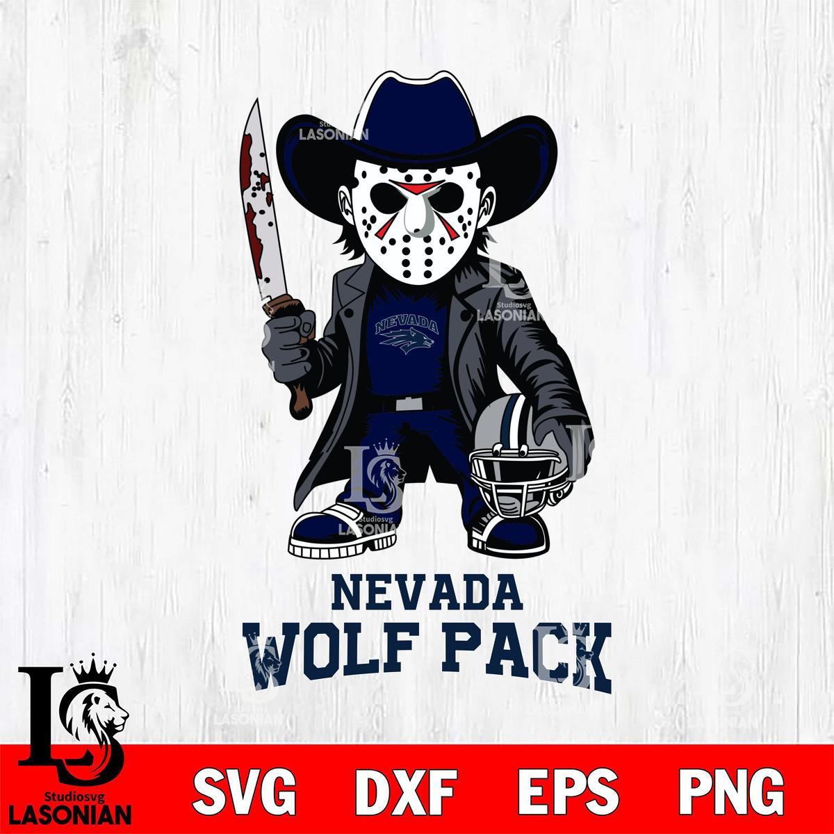 Nevada Wolf Pack Jason Voorhees 3 – lasoniansvg