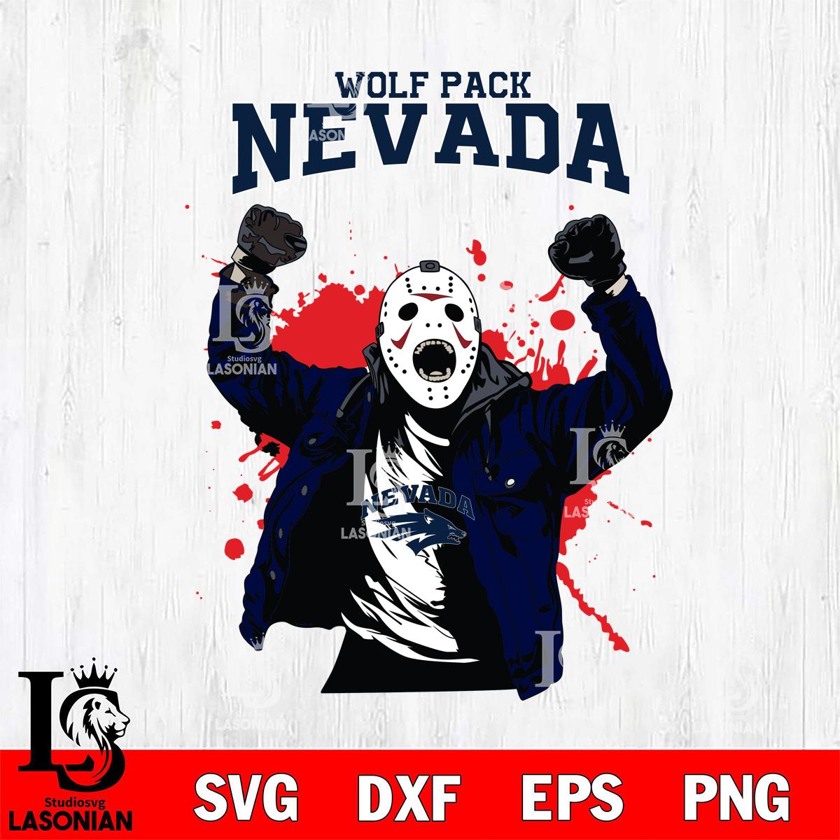 Nevada Wolf Pack Jason Voorhees Horror Halloween 3 – lasoniansvg