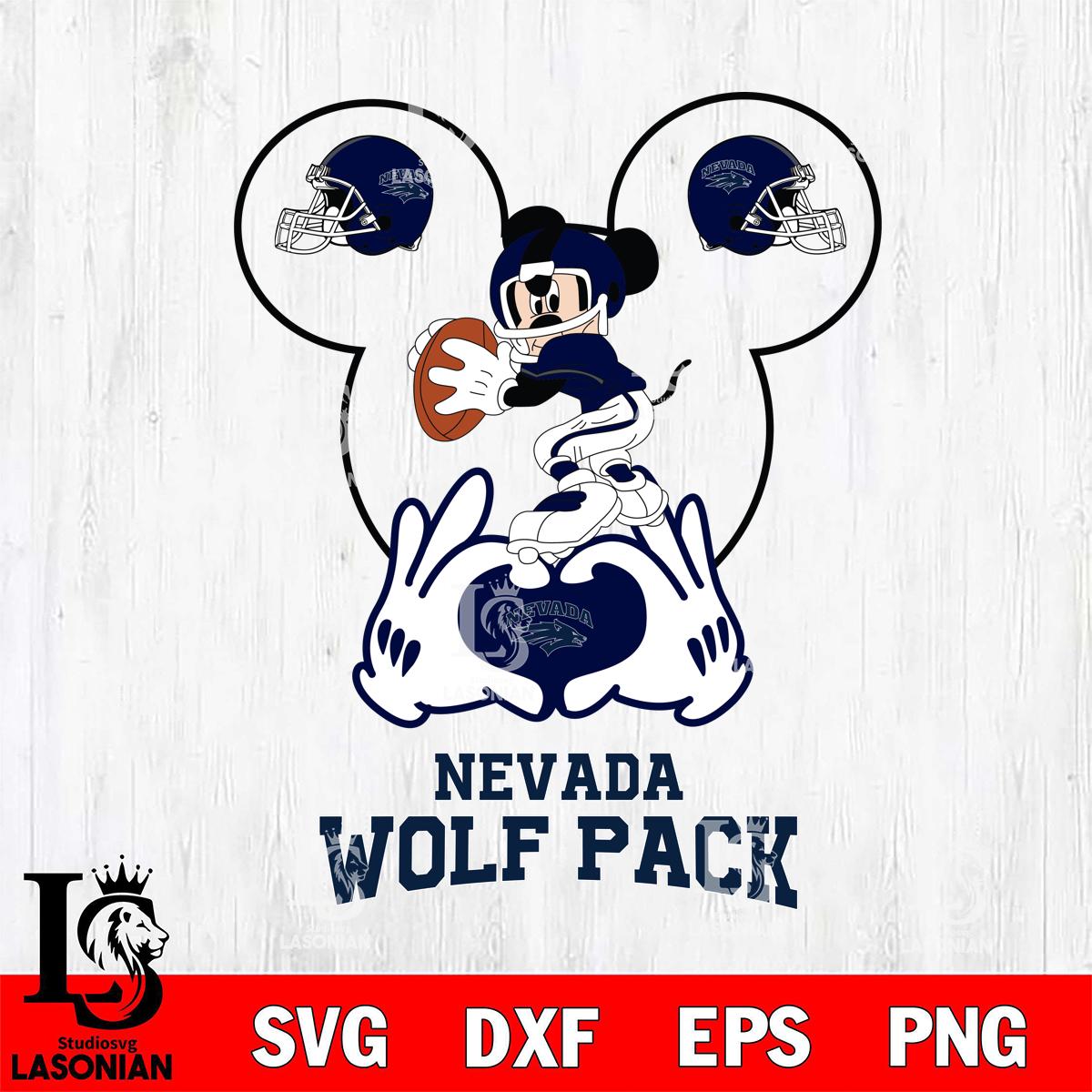 Nevada Wolf Pack Mickey Heart Rugby – lasoniansvg