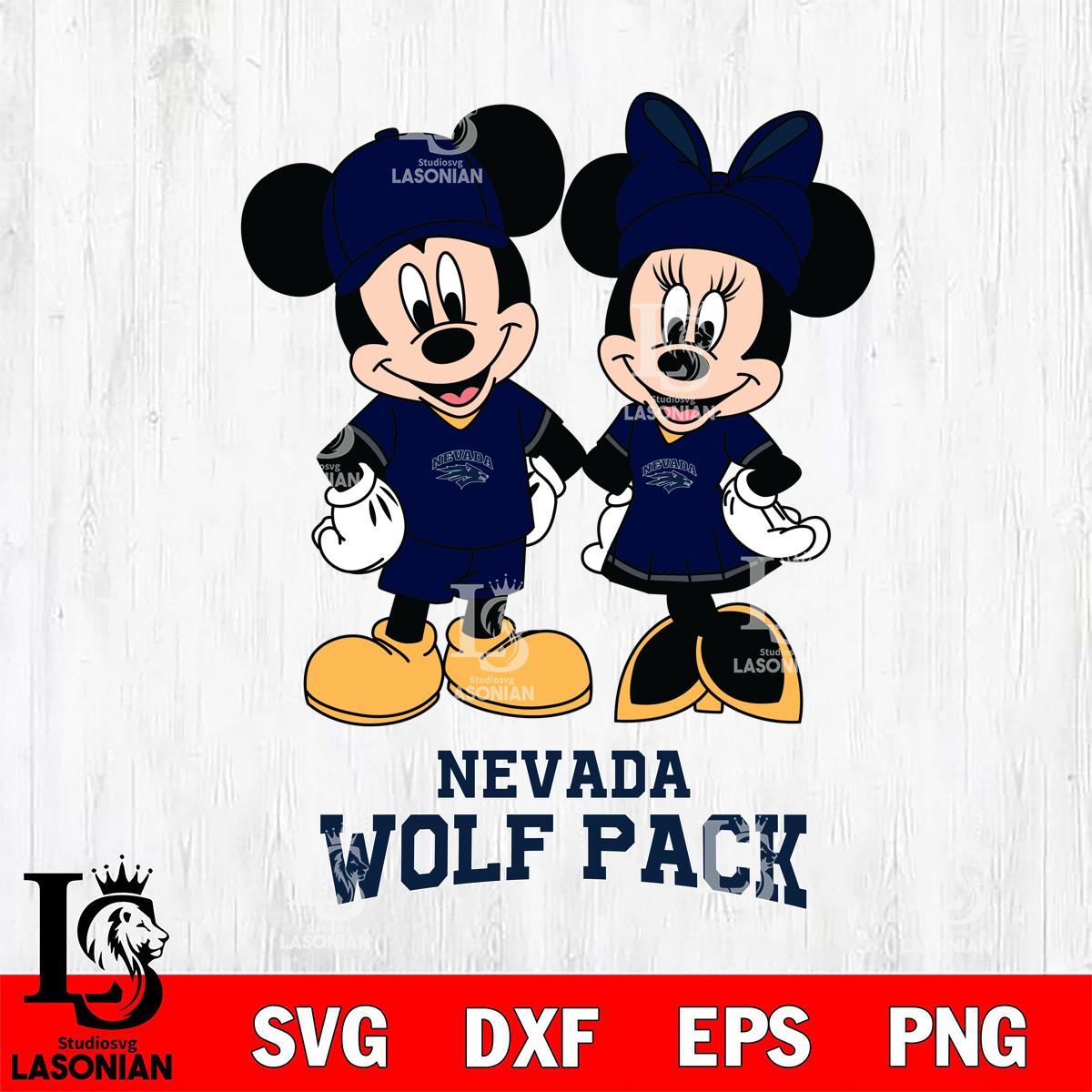 Nevada Wolf Pack Mickey Minnie Rugby – lasoniansvg