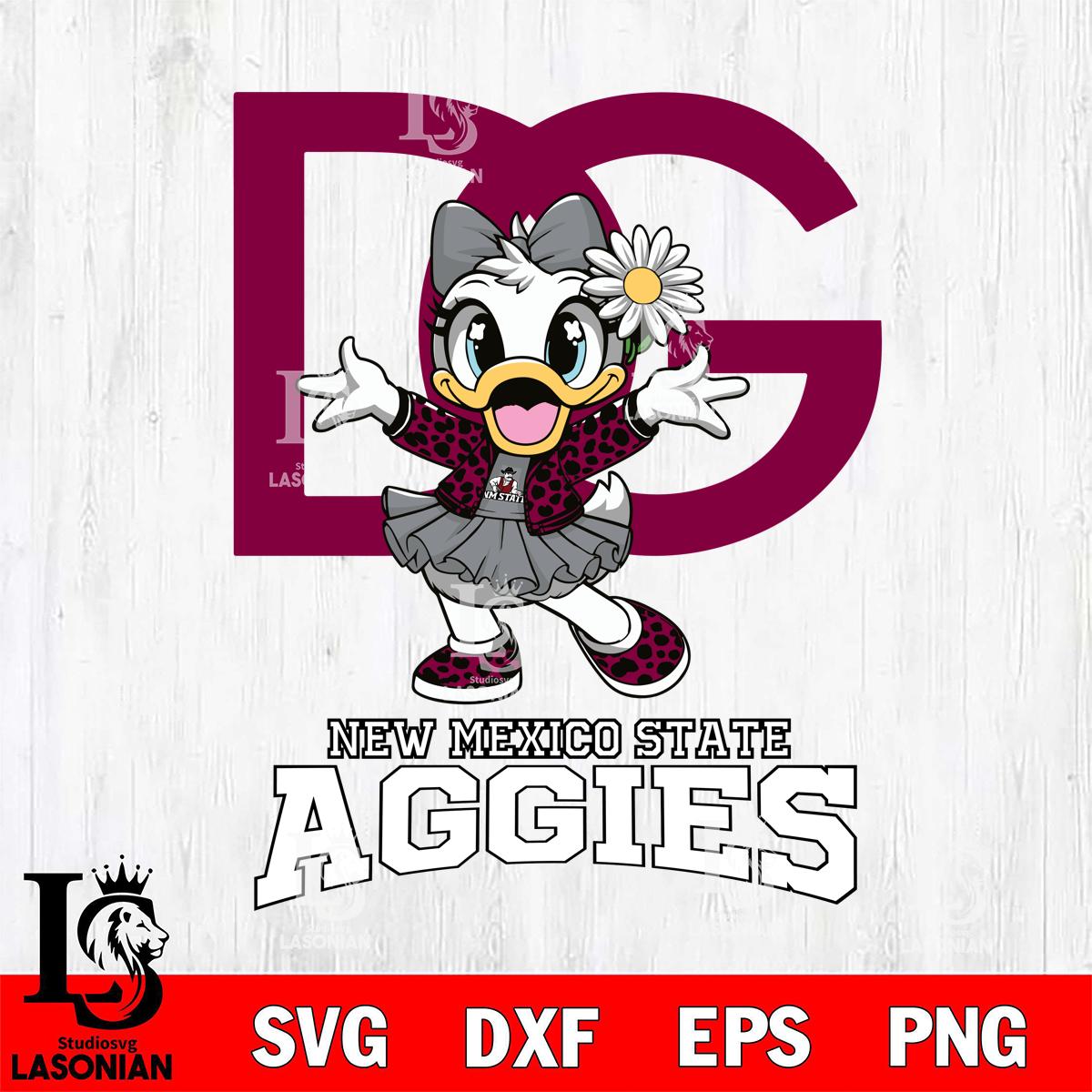 New Mexico State Aggies Dolce And Gabbana Daisy Duck Disney – lasoniansvg
