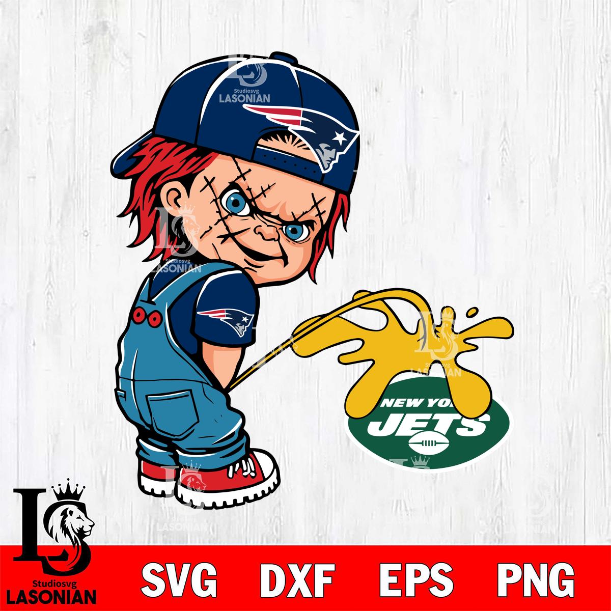New England Patriots Chucky Piss On New York Jets – lasoniansvg