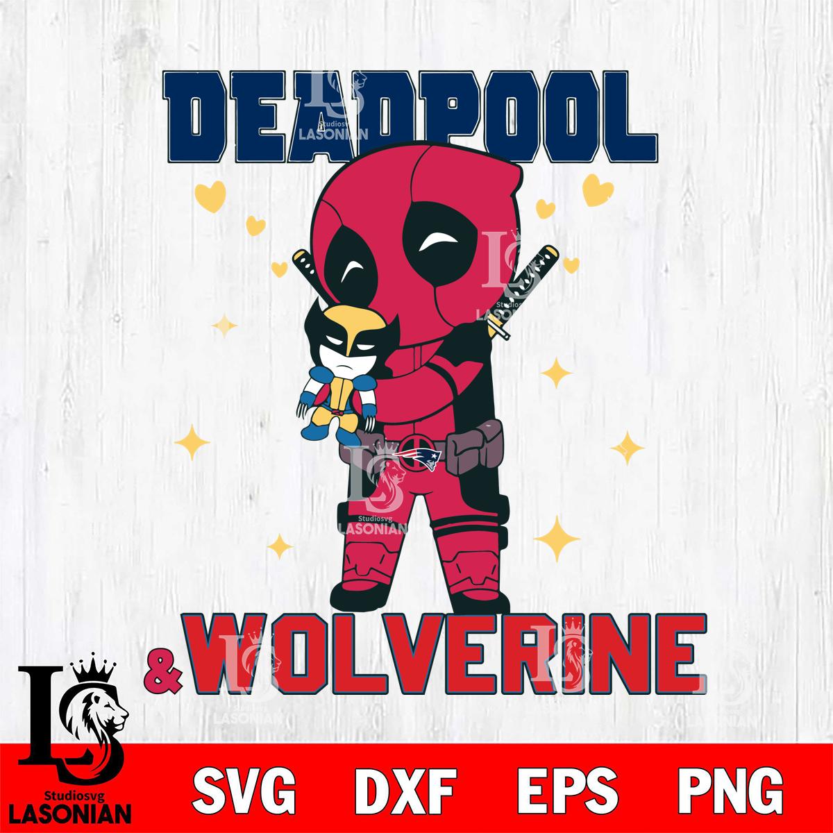New England Patriots Deadpool 5 Sport – lasoniansvg