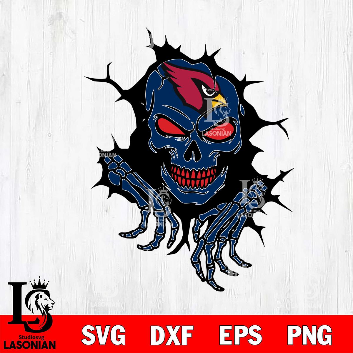 New England Patriots Ferocious Skull SVG – lasoniansvg