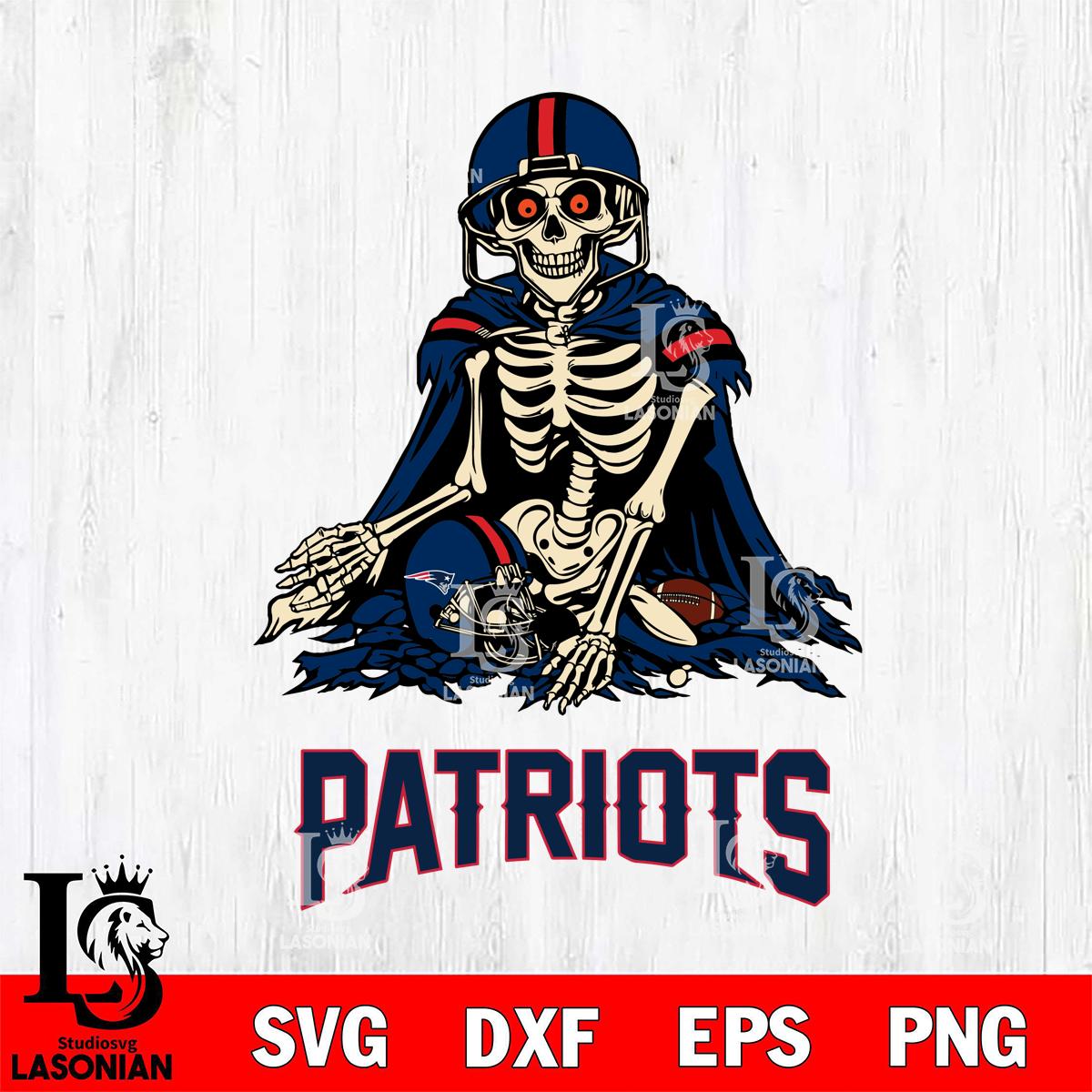New England Patriots Skeleton Football 3 – lasoniansvg