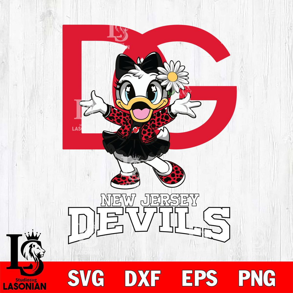 New Jersey Devils Dolce And Gabbana Daisy Duck Disney – lasoniansvg