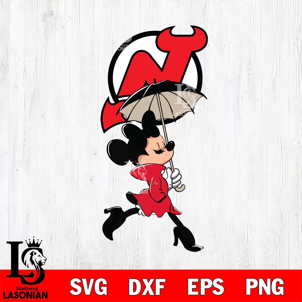 New Jersey Devils Fancy Minnie – lasoniansvg