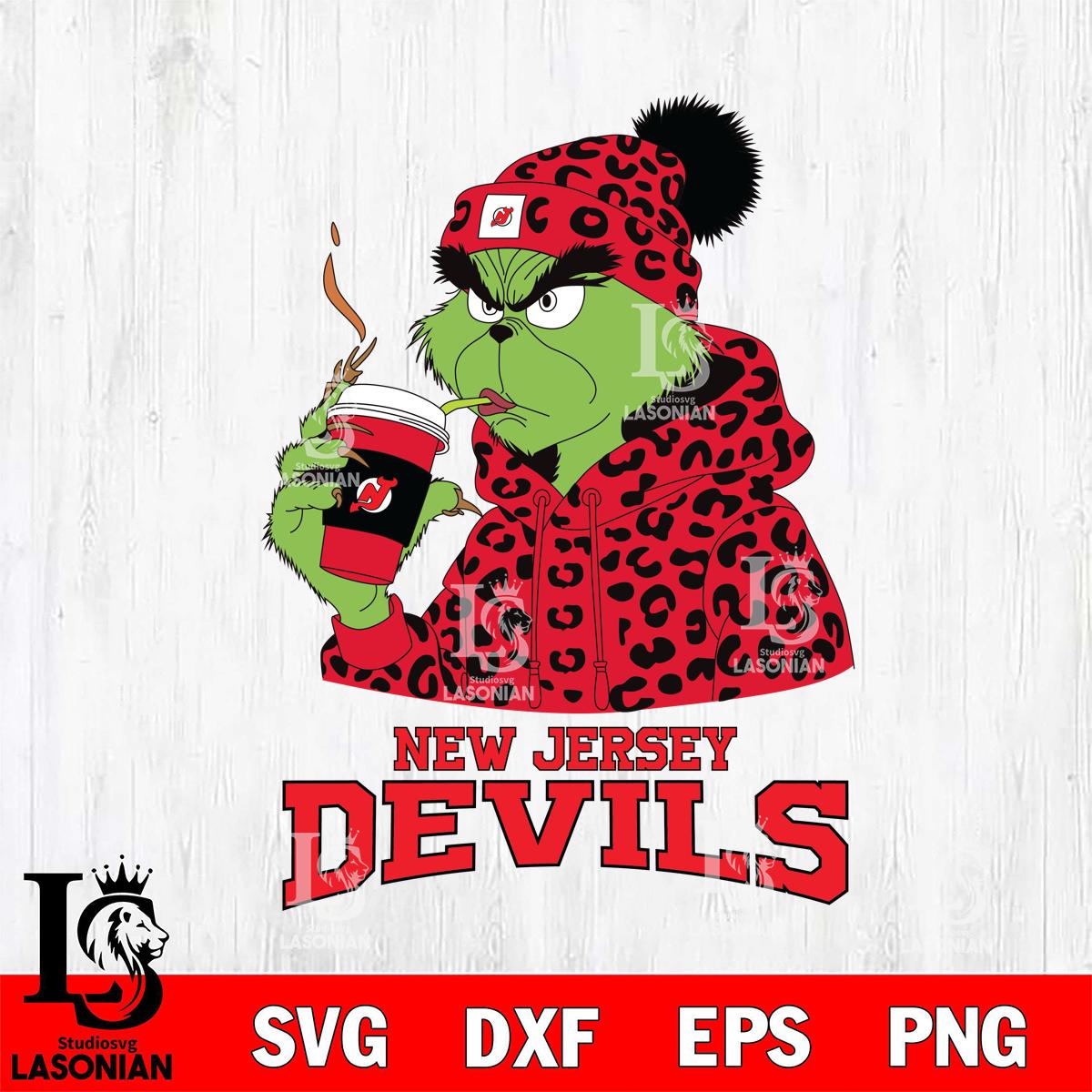 New Jersey Devils Grinch Leopard Christmas – lasoniansvg