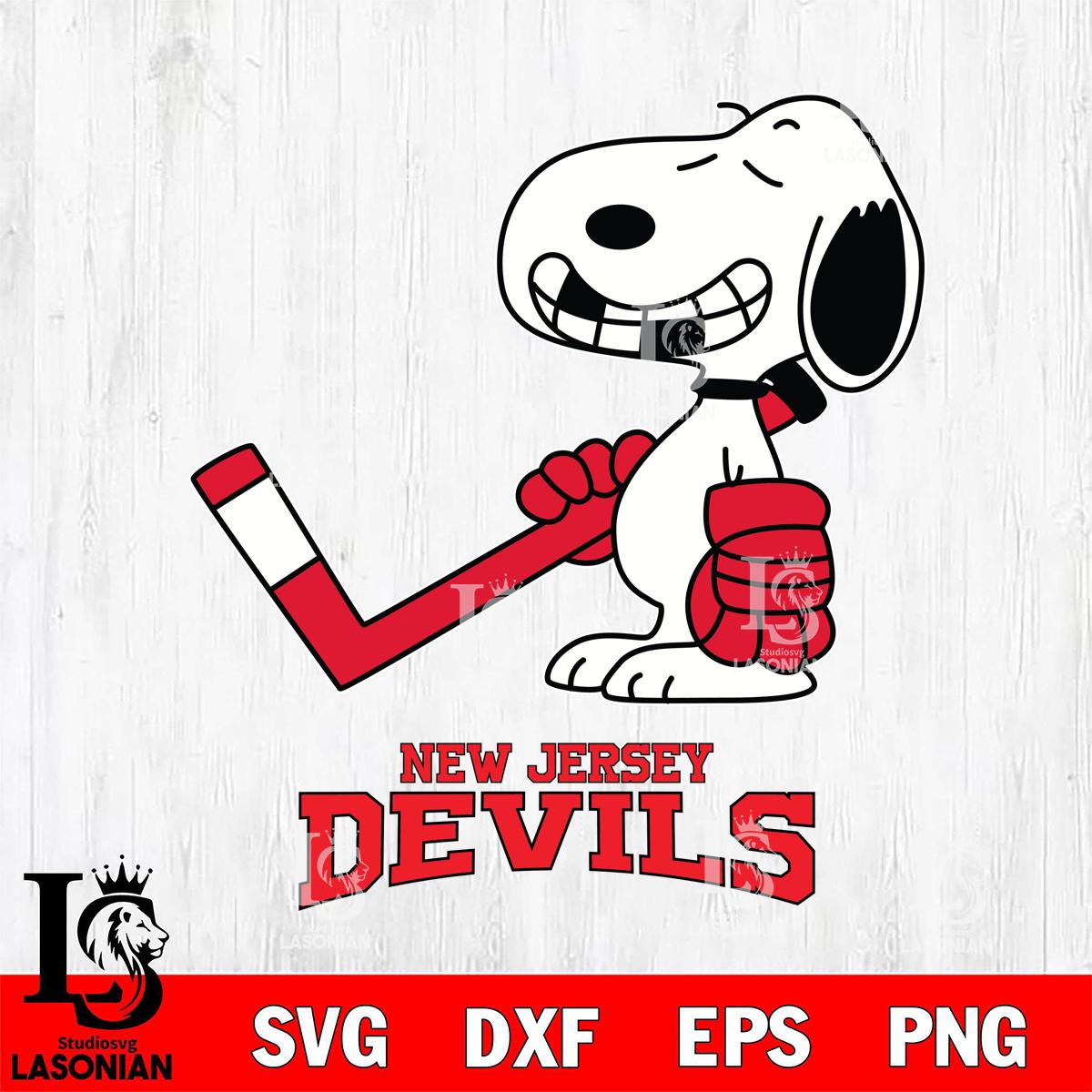 New Jersey Devils Snoopy Hockey Sport – lasoniansvg