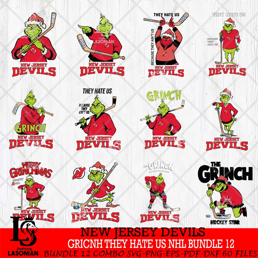 New Jersey Devils Grinch Christmas NHL Bundle – lasoniansvg