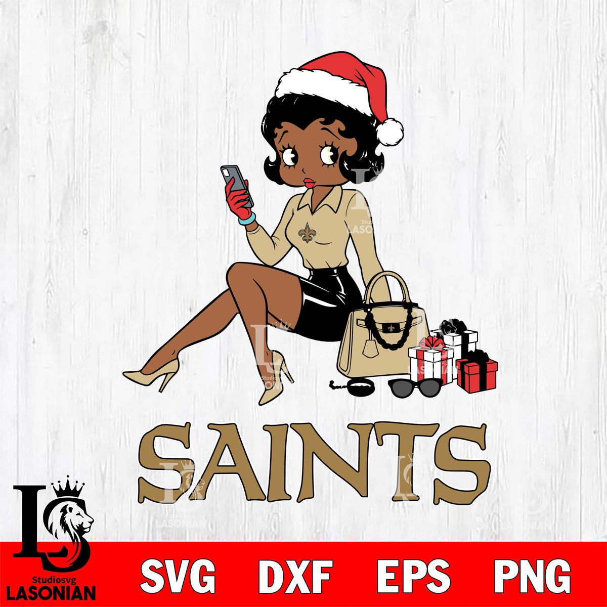 New Orleans Saints Betty Boop Phone – lasoniansvg