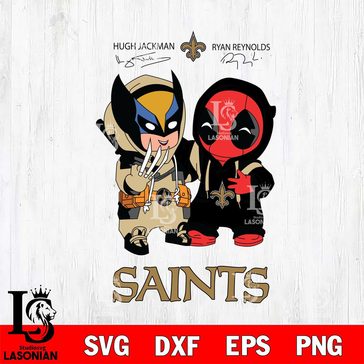 New Orleans Saints Deadpool X Wolverine Funny – lasoniansvg