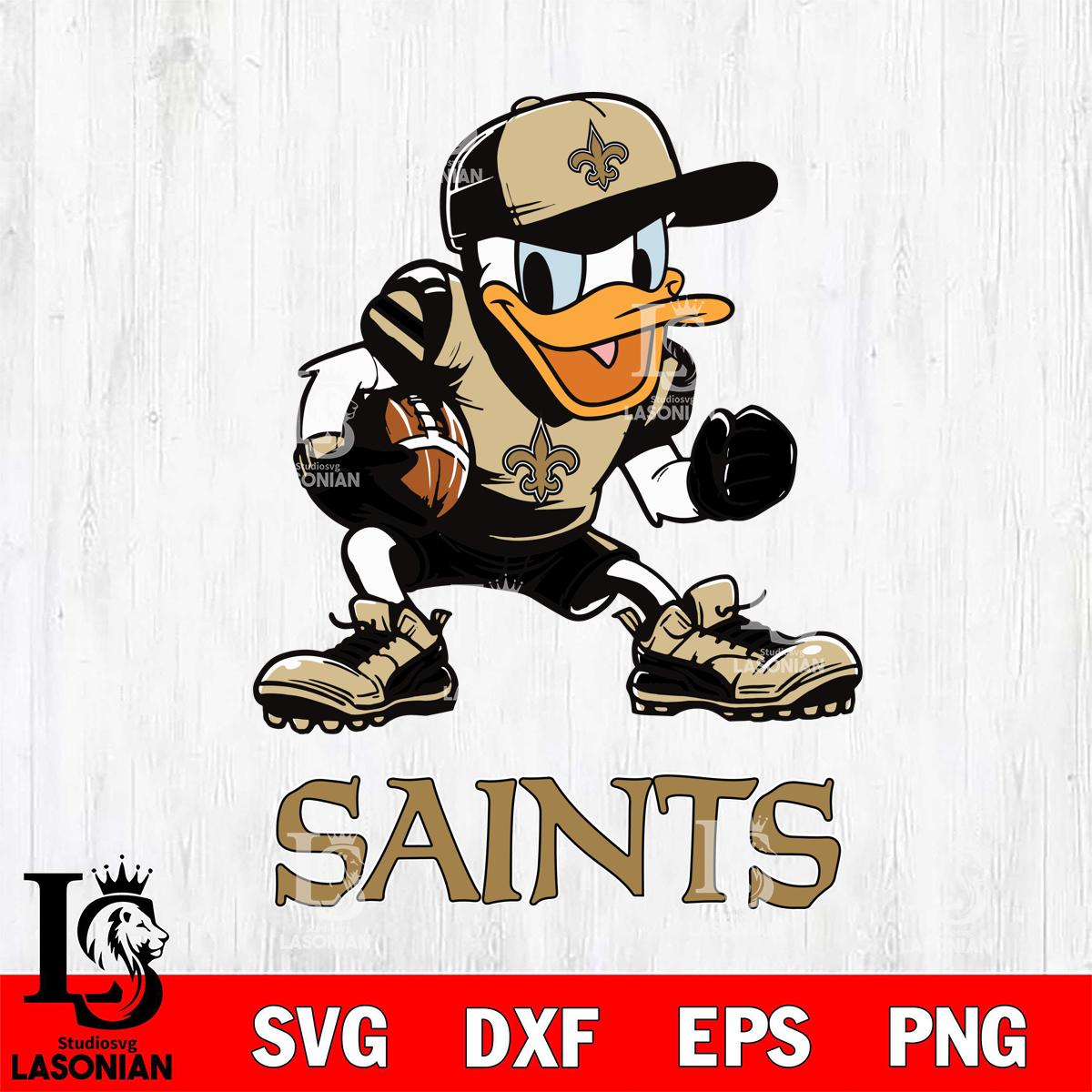 New Orleans Saints Donal Duck Disney – lasoniansvg