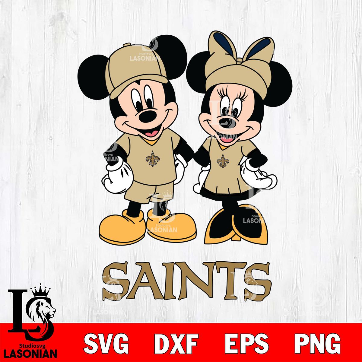 New Orleans Saints Mickey Minnie Rugby – lasoniansvg